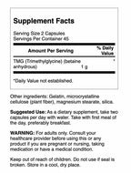 Trimethylglycine supplement for wellness