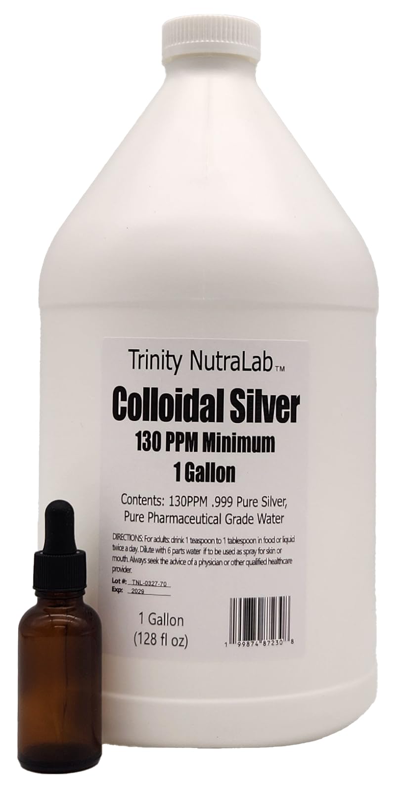 Trinity NutraLab colloidal silver liquid