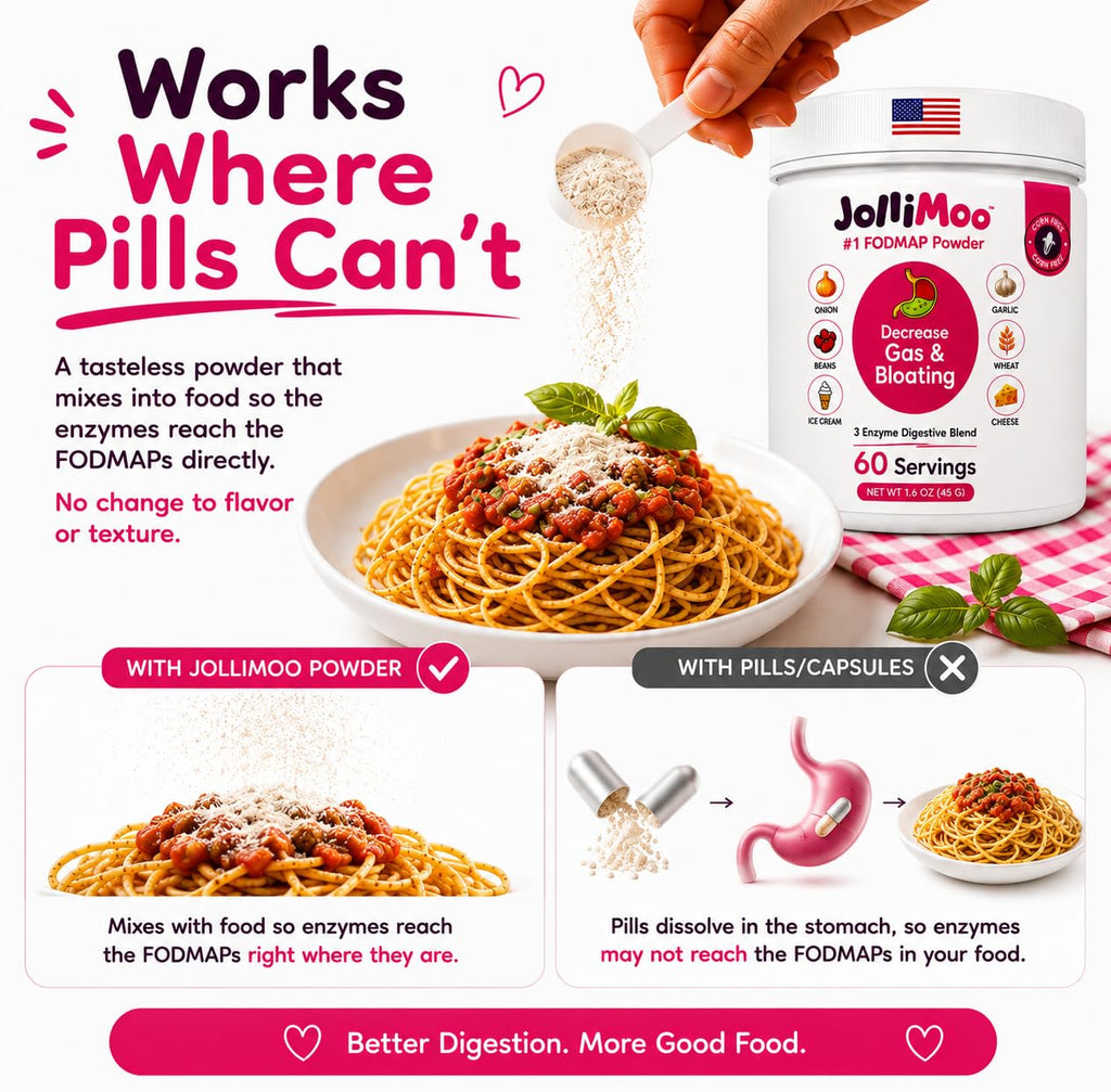 Trio digestive powder for bloating relief