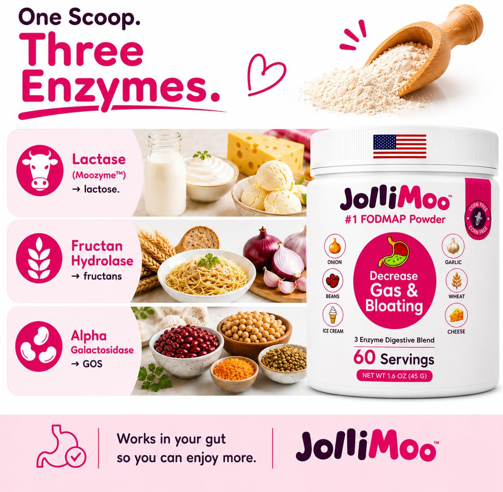 Trio enzyme powder for gut health