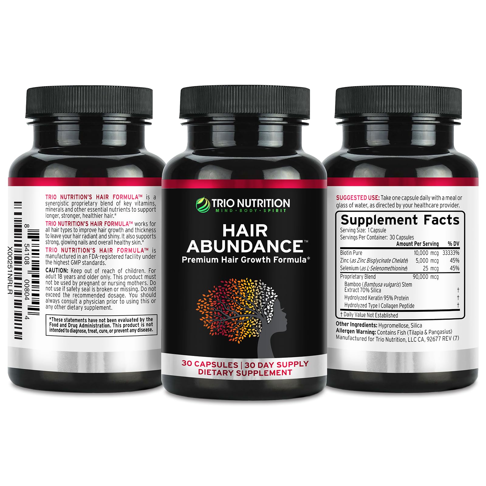TRIO NUTRITION hair vitality support