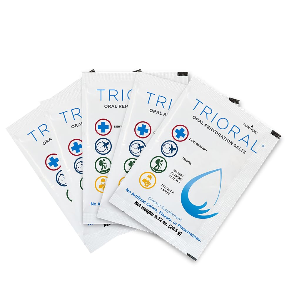 TRIORAL electrolyte packets for daily wellness