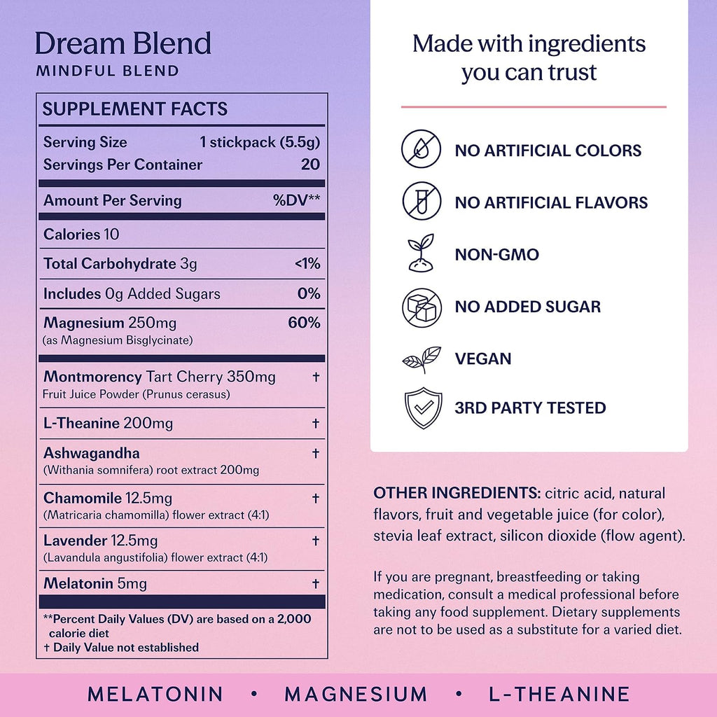 TRIP Dream Powder nighttime routine