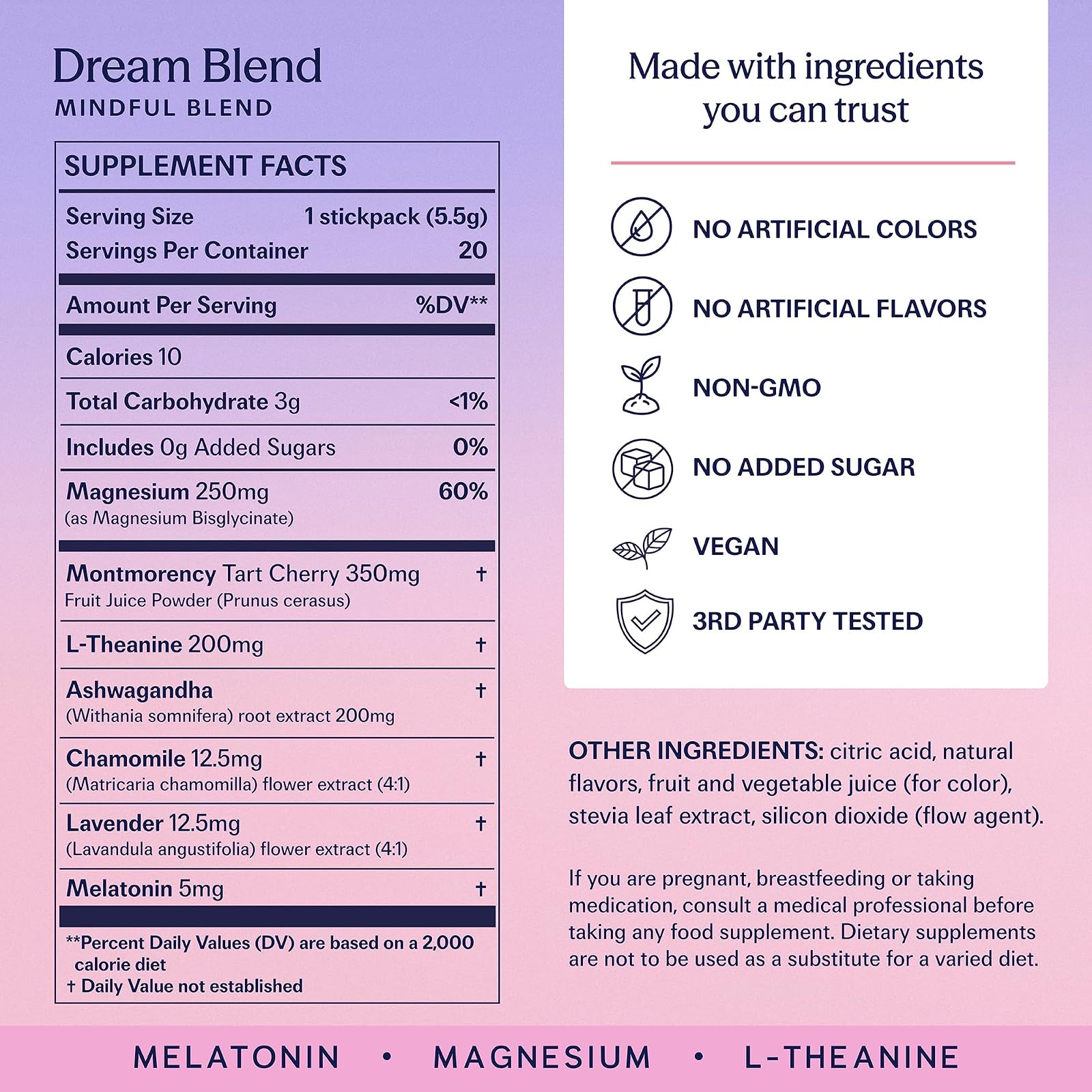 TRIP Dream Powder nighttime routine