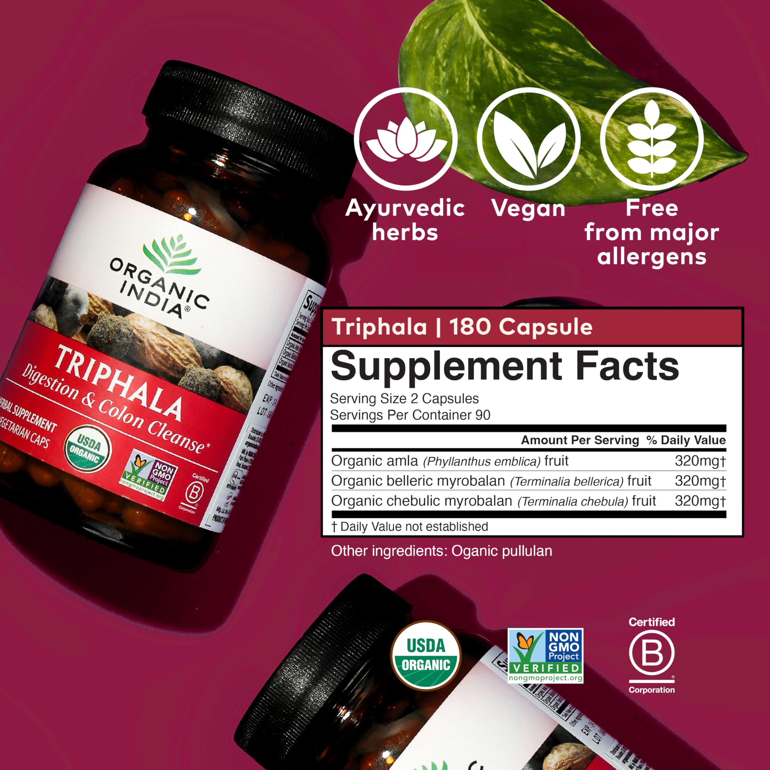 triphala capsules for balanced digestion