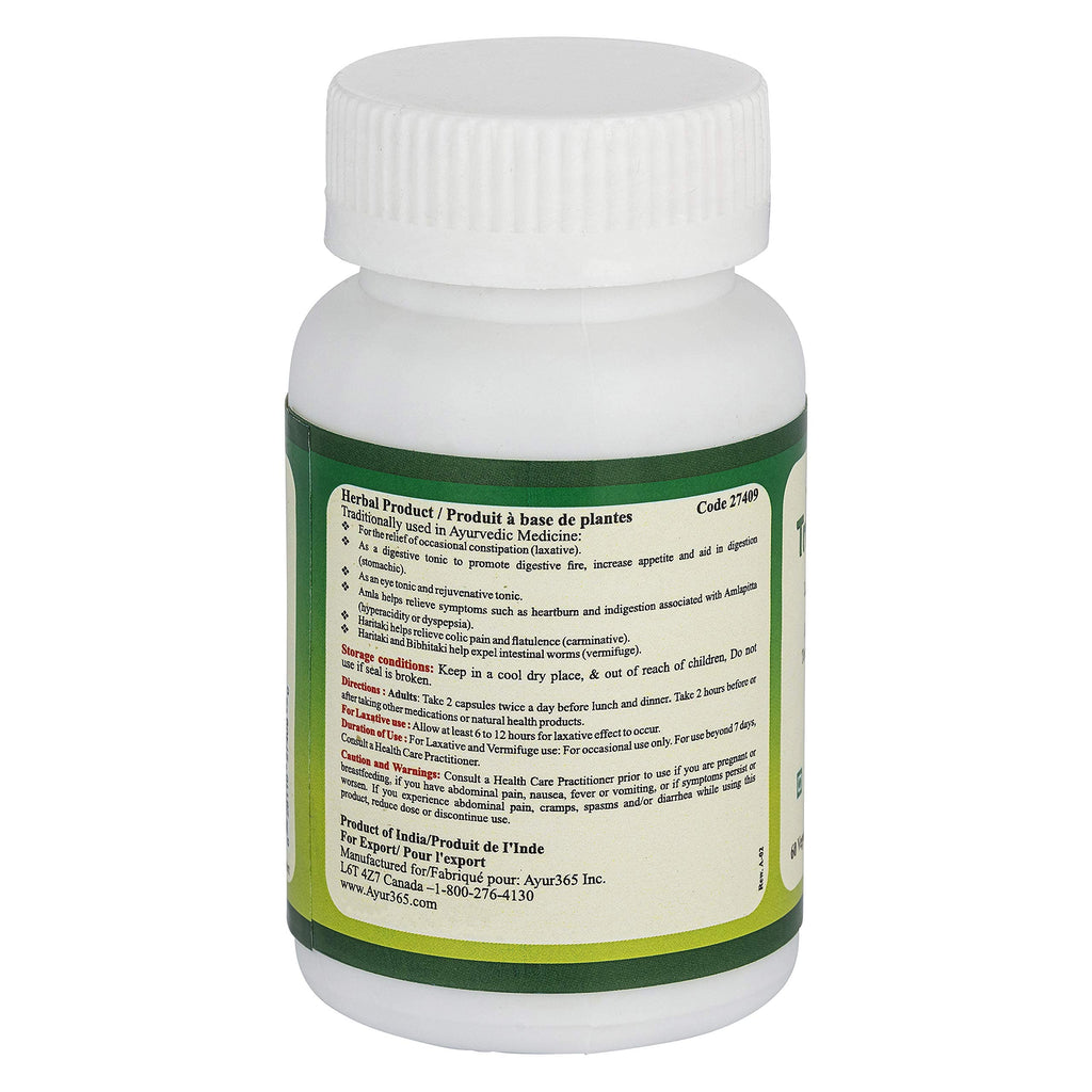 Triphala capsules for daily health