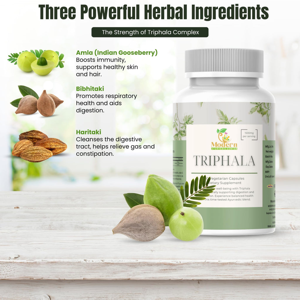 Triphala capsules for daily health