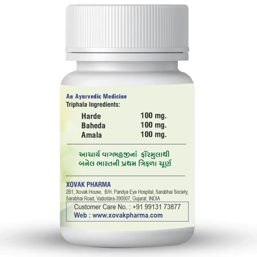 Triphala capsules for holistic health