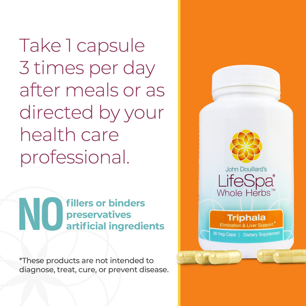 Triphala capsules for natural detox