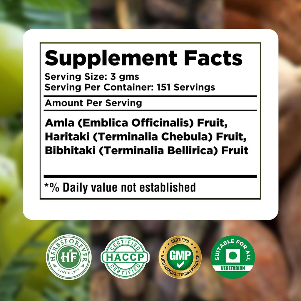 Triphala Churna for daily wellness