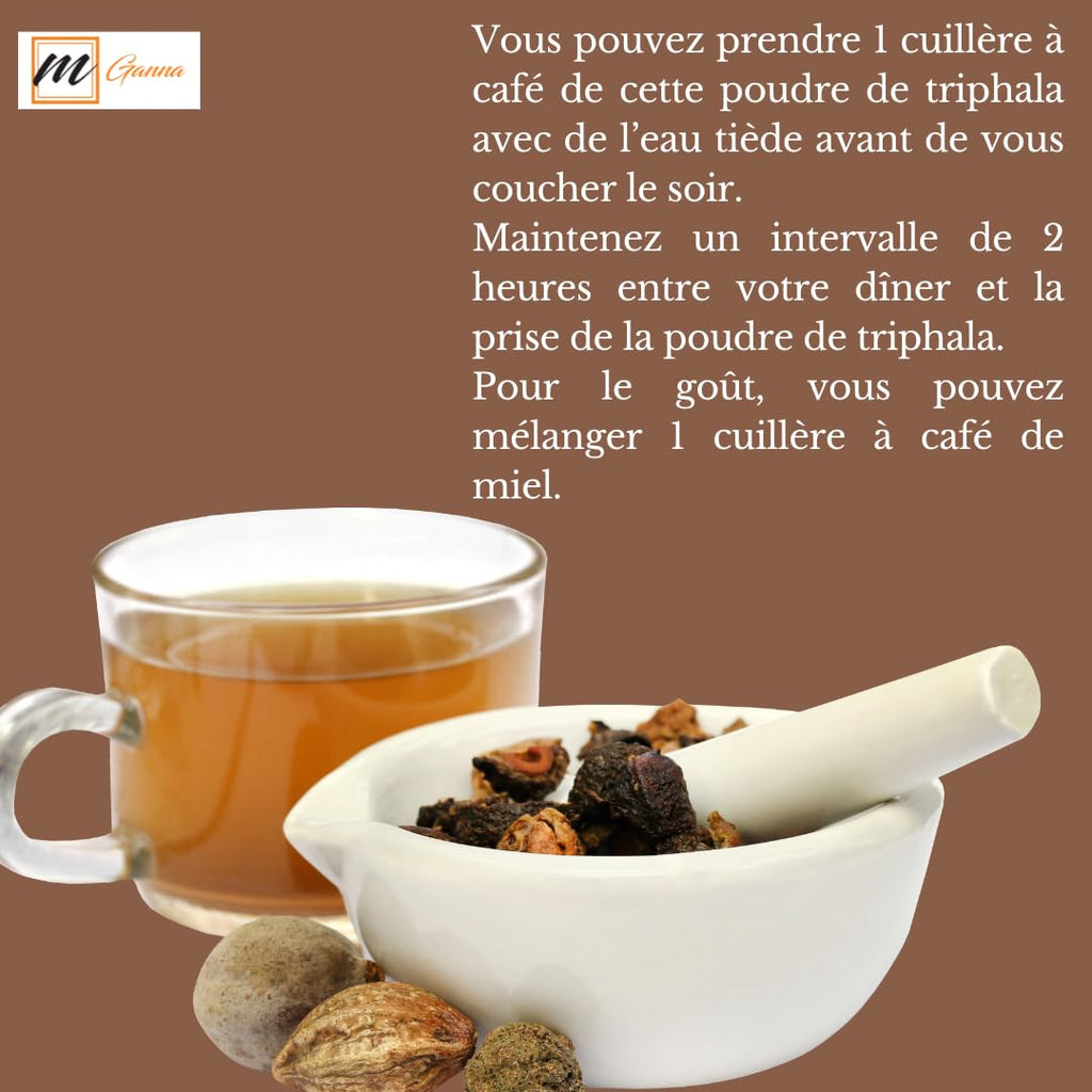 Triphala churna for overall wellness