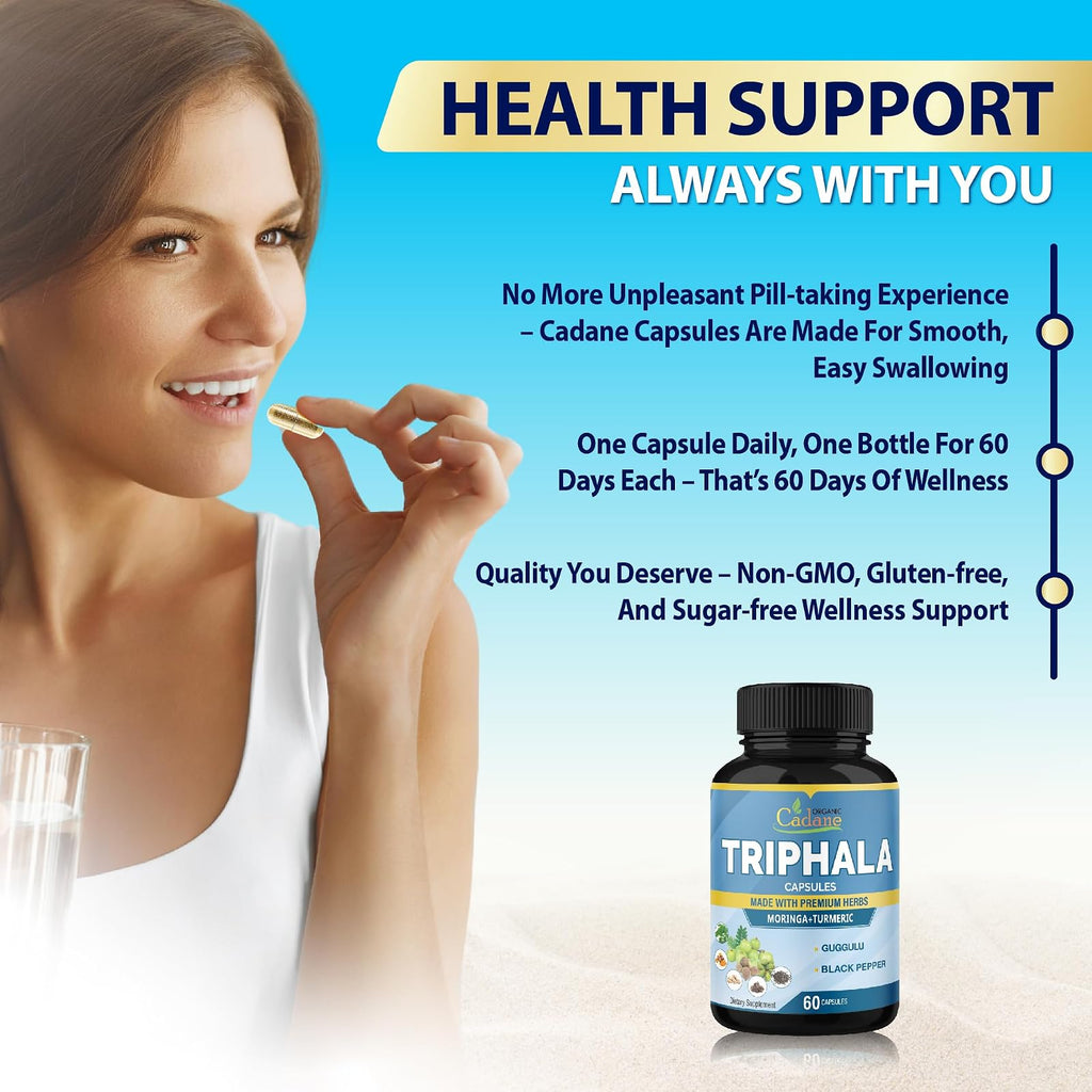 Triphala extract for healthy gut flora