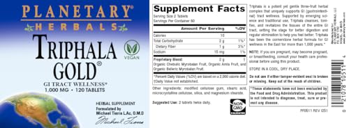 Triphala for maintaining gut flora