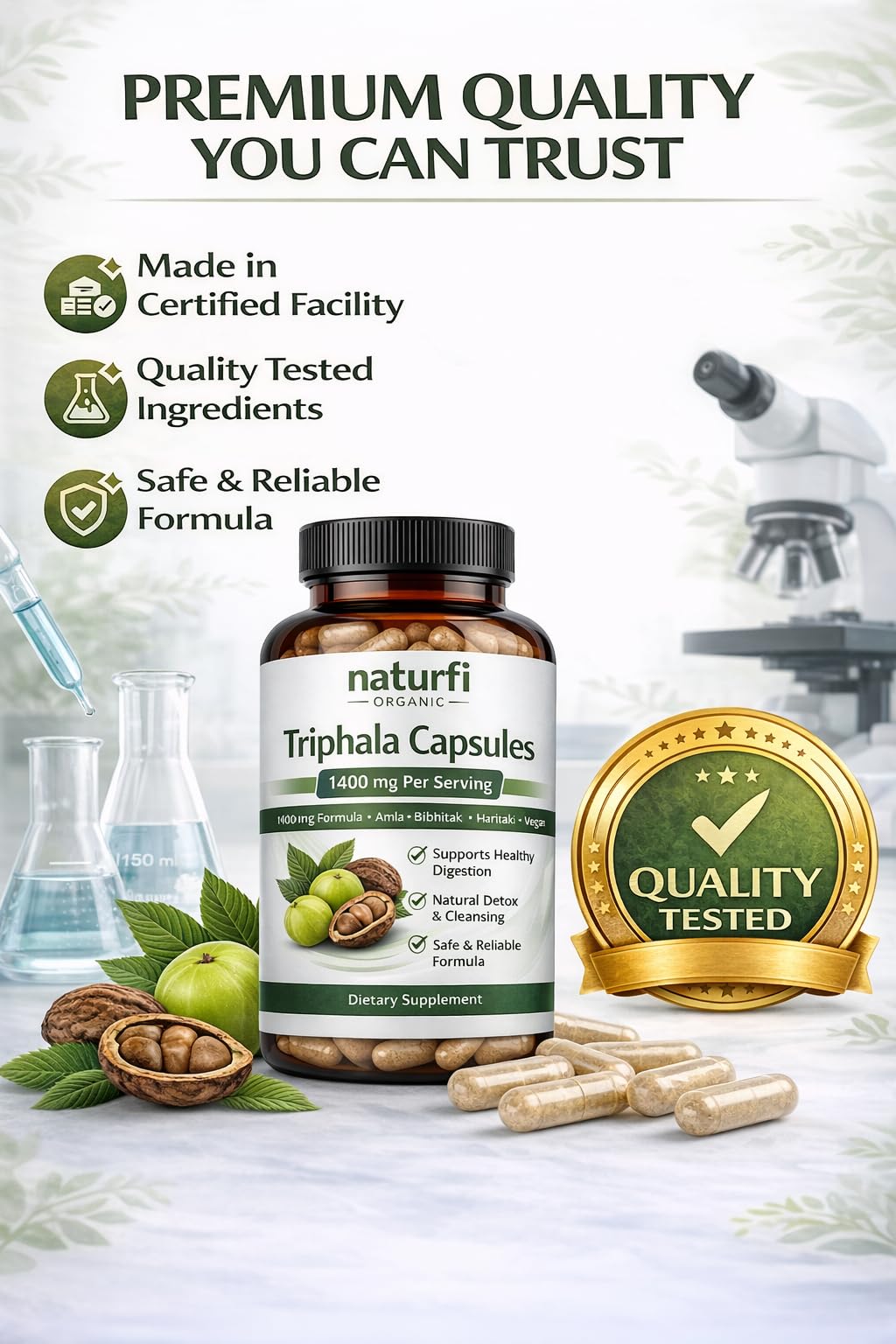 Triphala for overall wellness