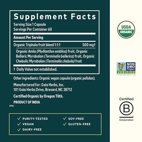triphala fruit blend for gut health