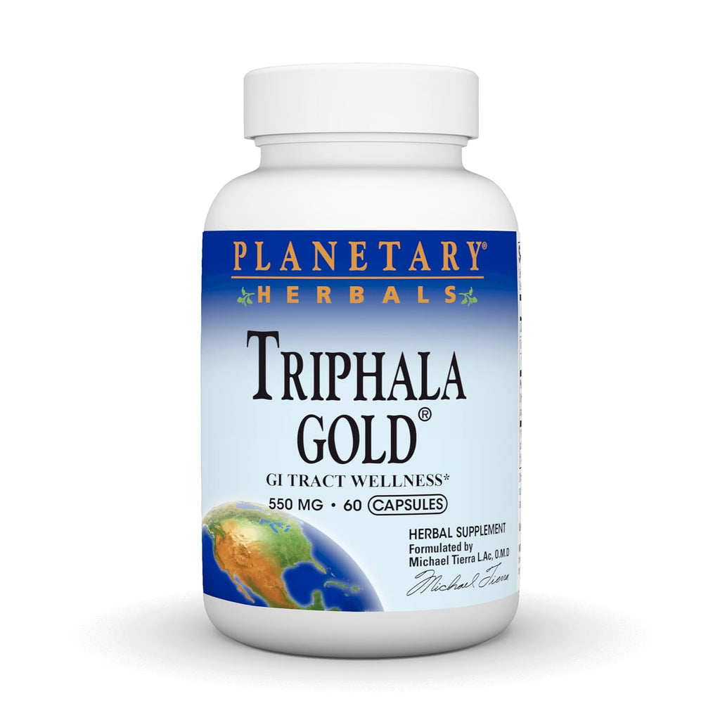Triphala Gold vegetarian capsules benefits