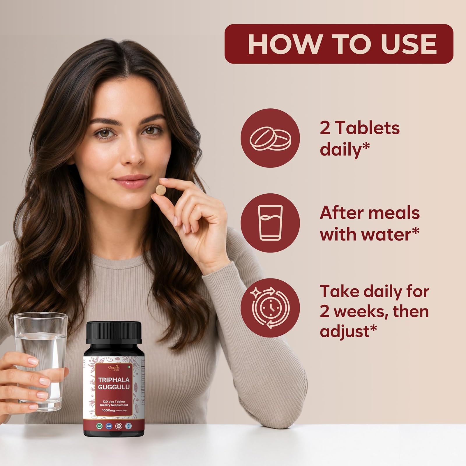 Triphala Guggulu for detoxification