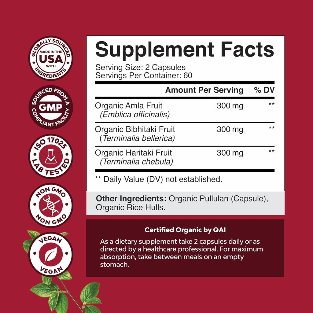 triphala herbal remedy for overall health