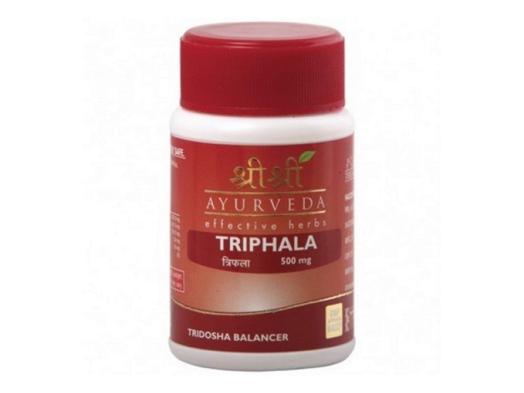 Triphala herbal tablets for digestion