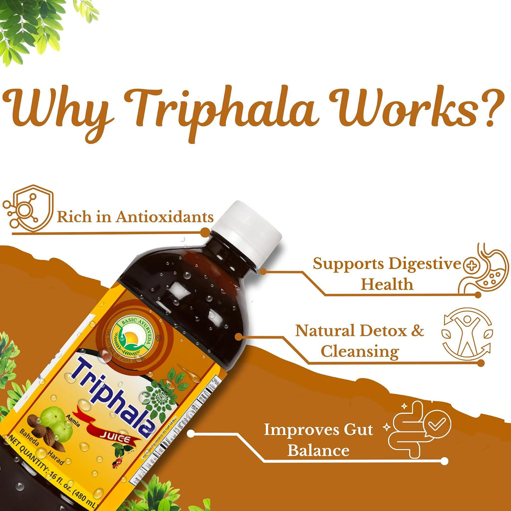 triphala juice rich in antioxidants