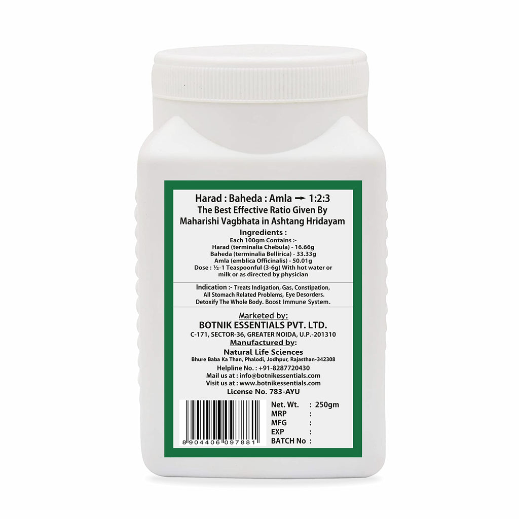triphala powder for acidity relief