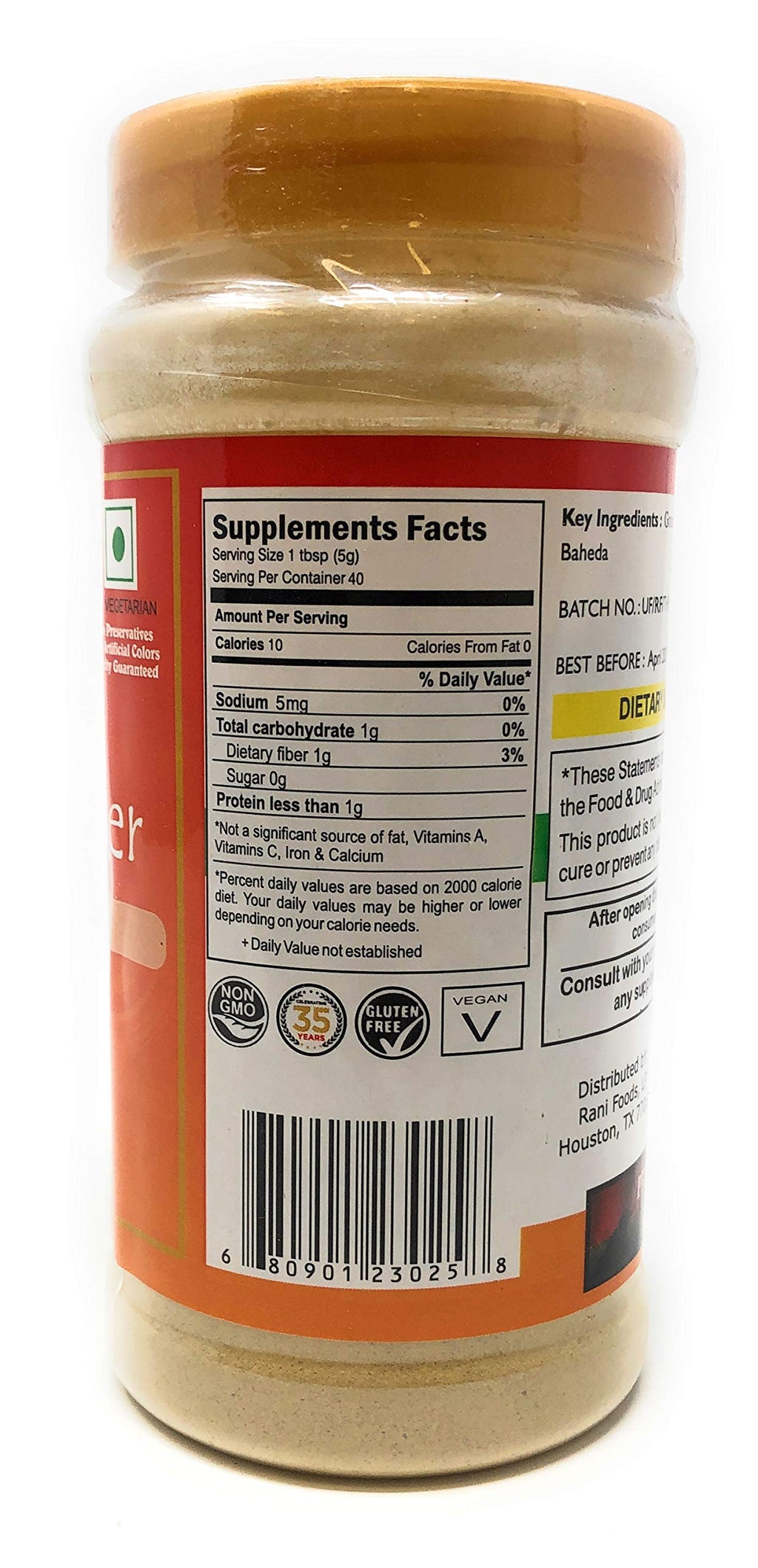 Triphala powder for detoxification
