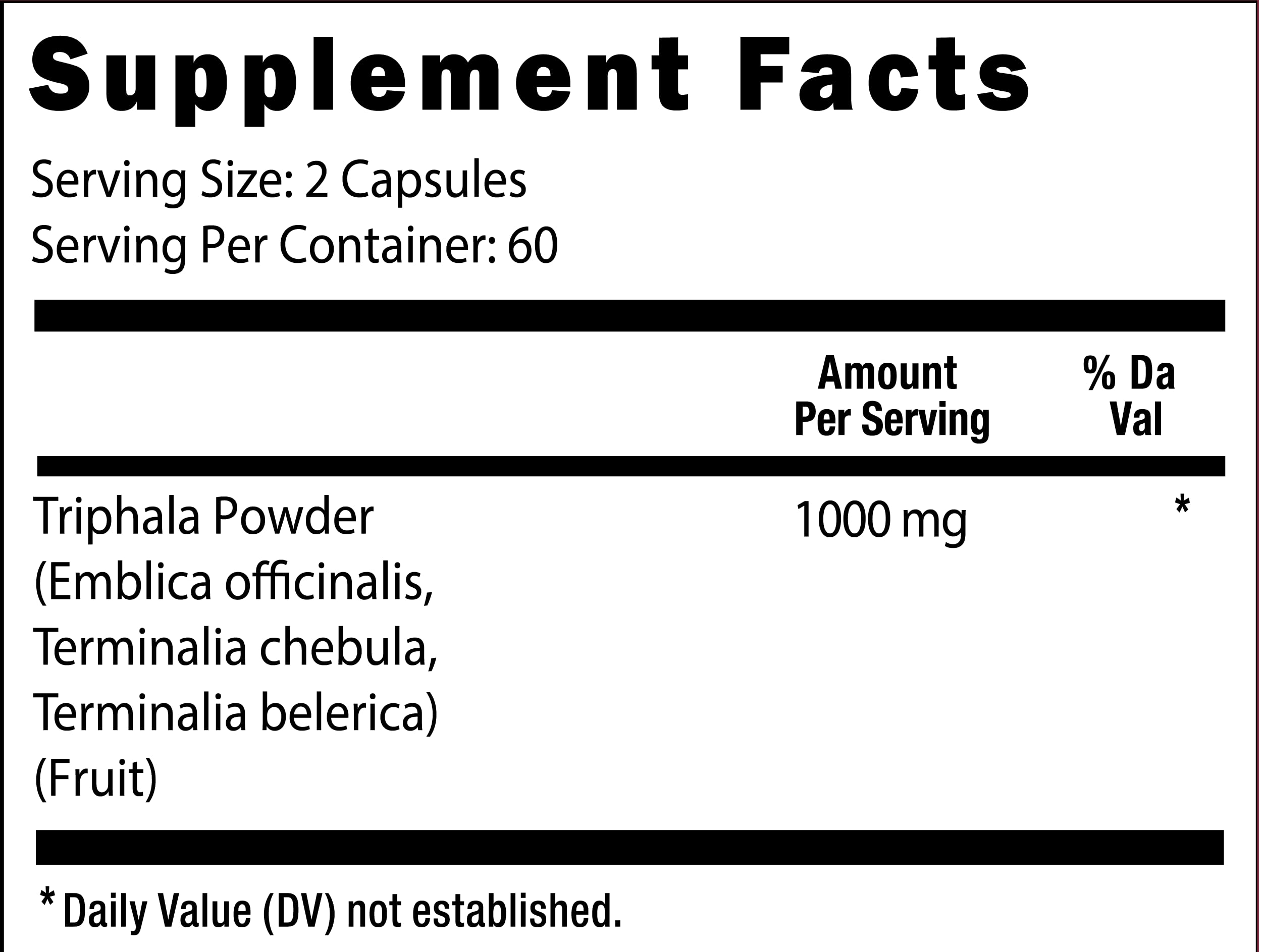 triphala powder for digestive support