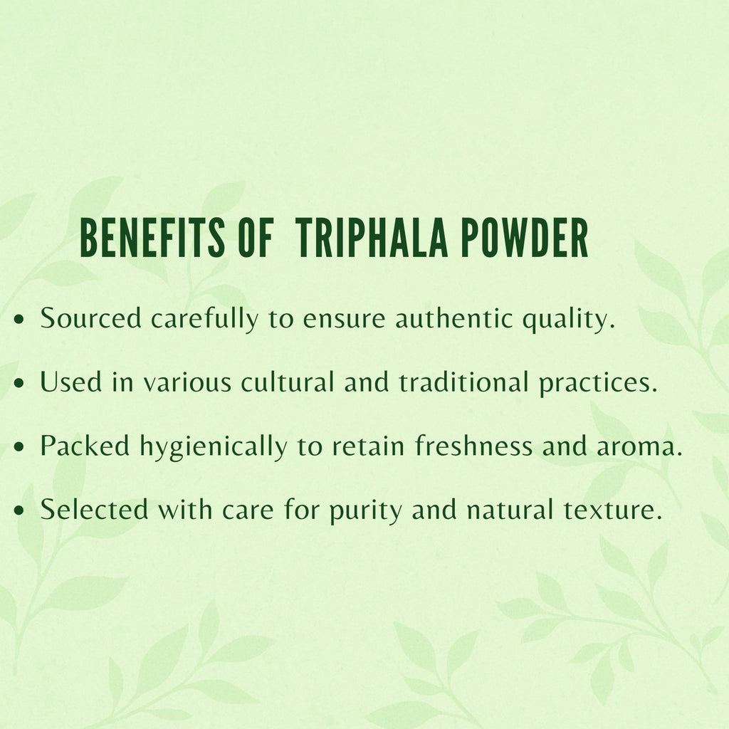 triphala powder for weight management