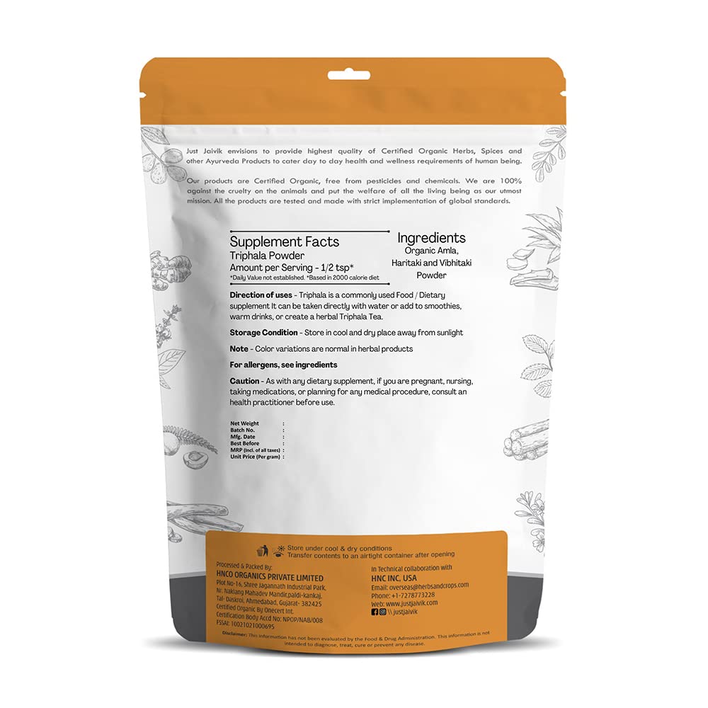 triphala powder rich in antioxidants