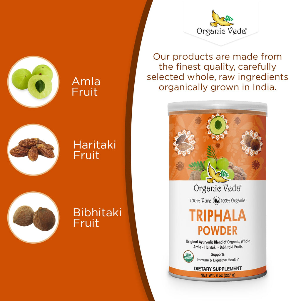 triphala powder with amla and haritaki