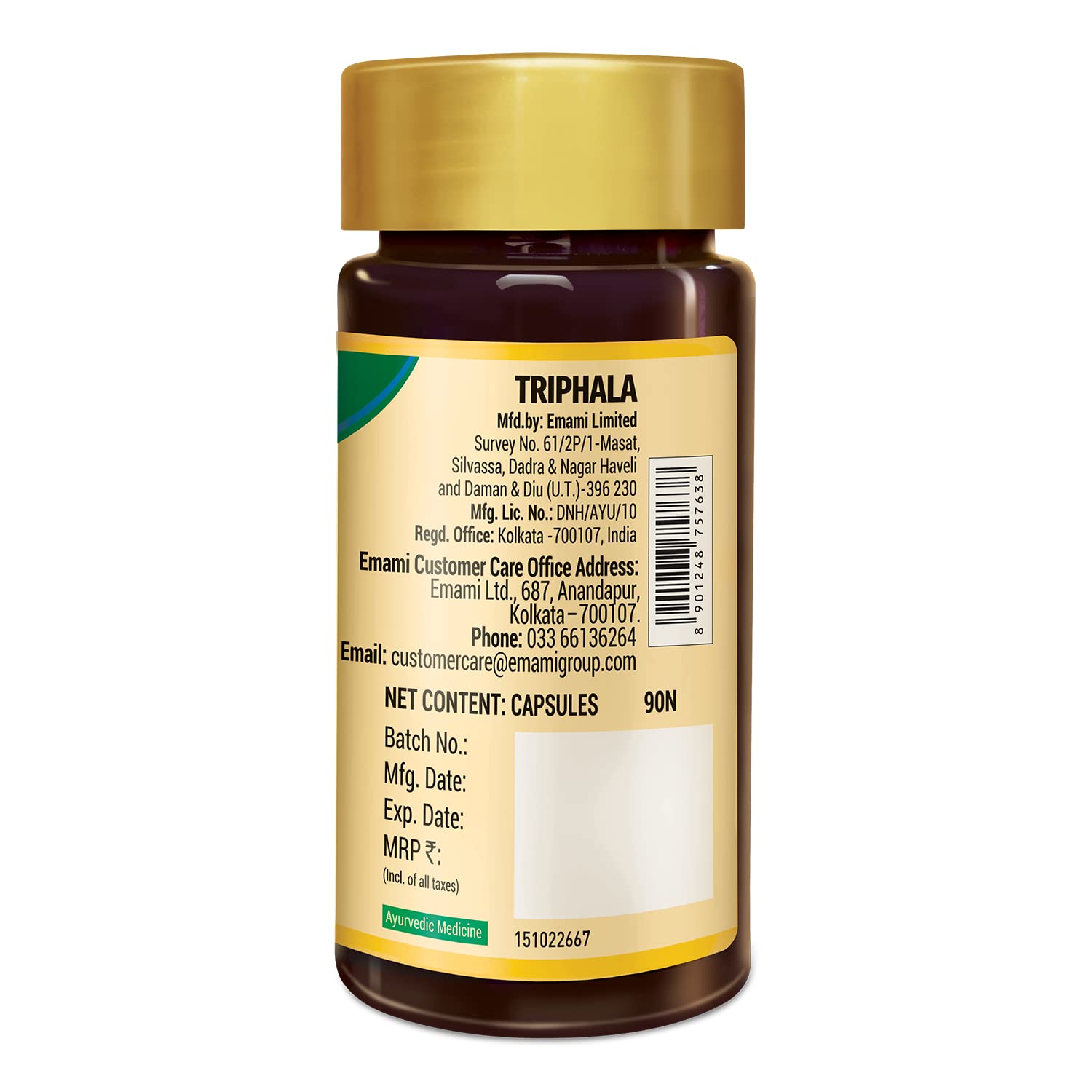 triphala supplement for gut health