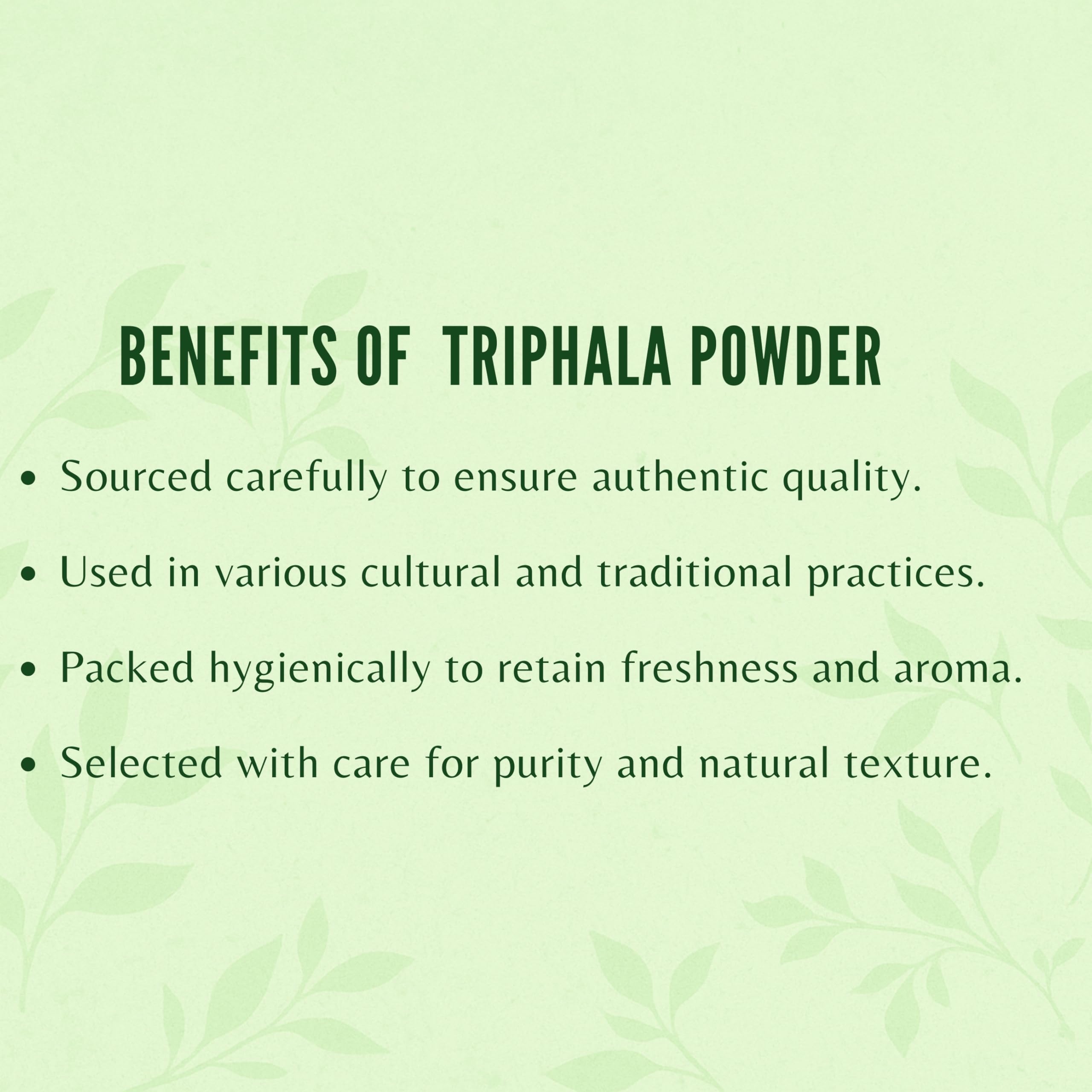 triphala tablets for convenient supplementation
