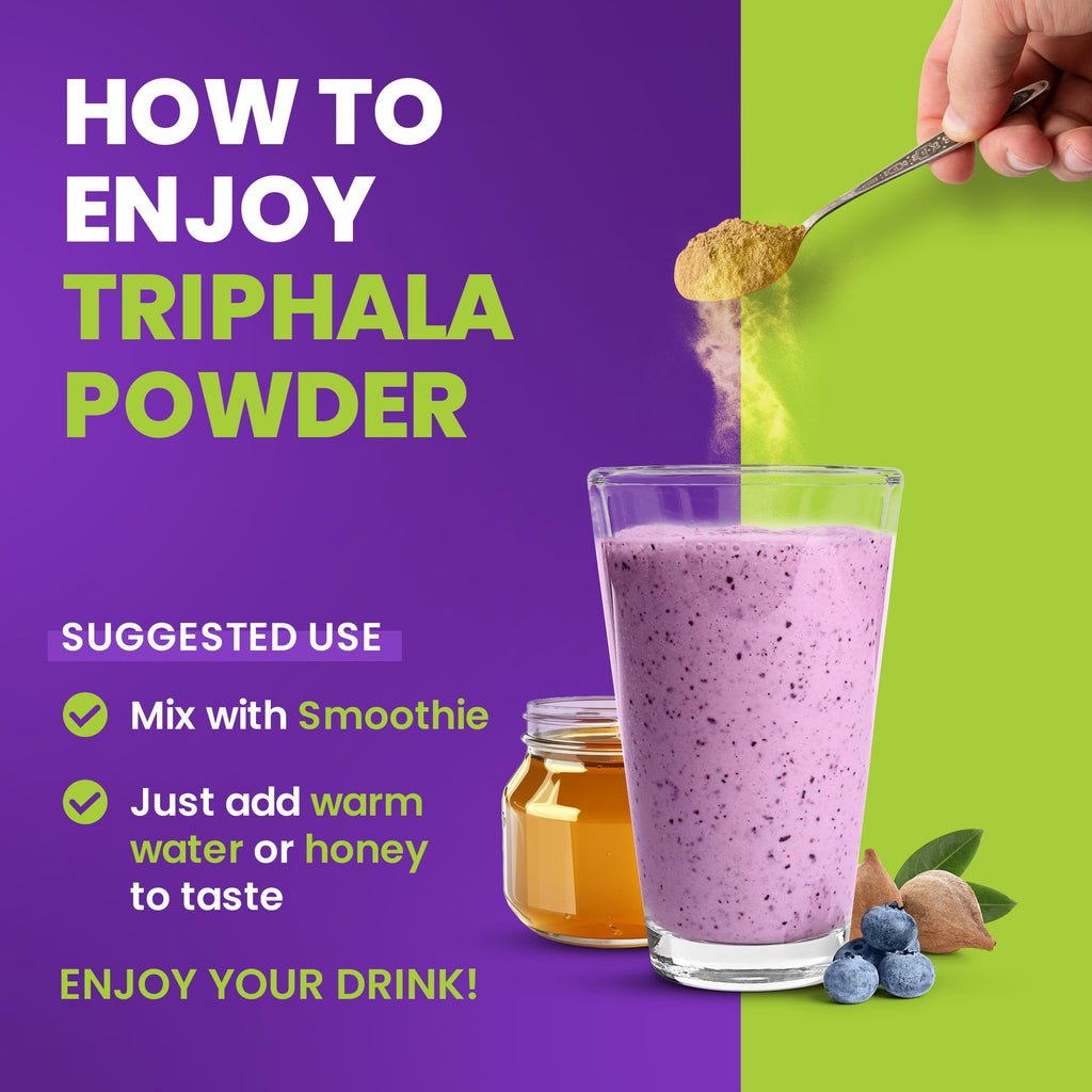 Triphala tablets for convenient supplementation
