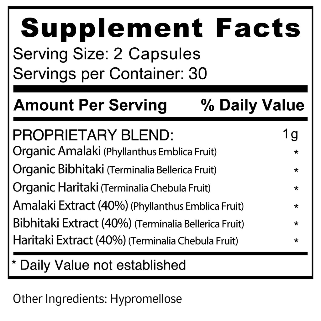 triphala tablets for convenient use