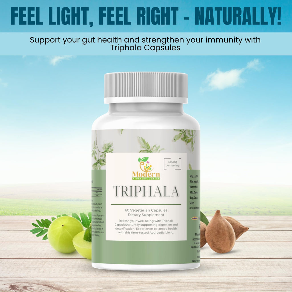 Triphala tablets for holistic health