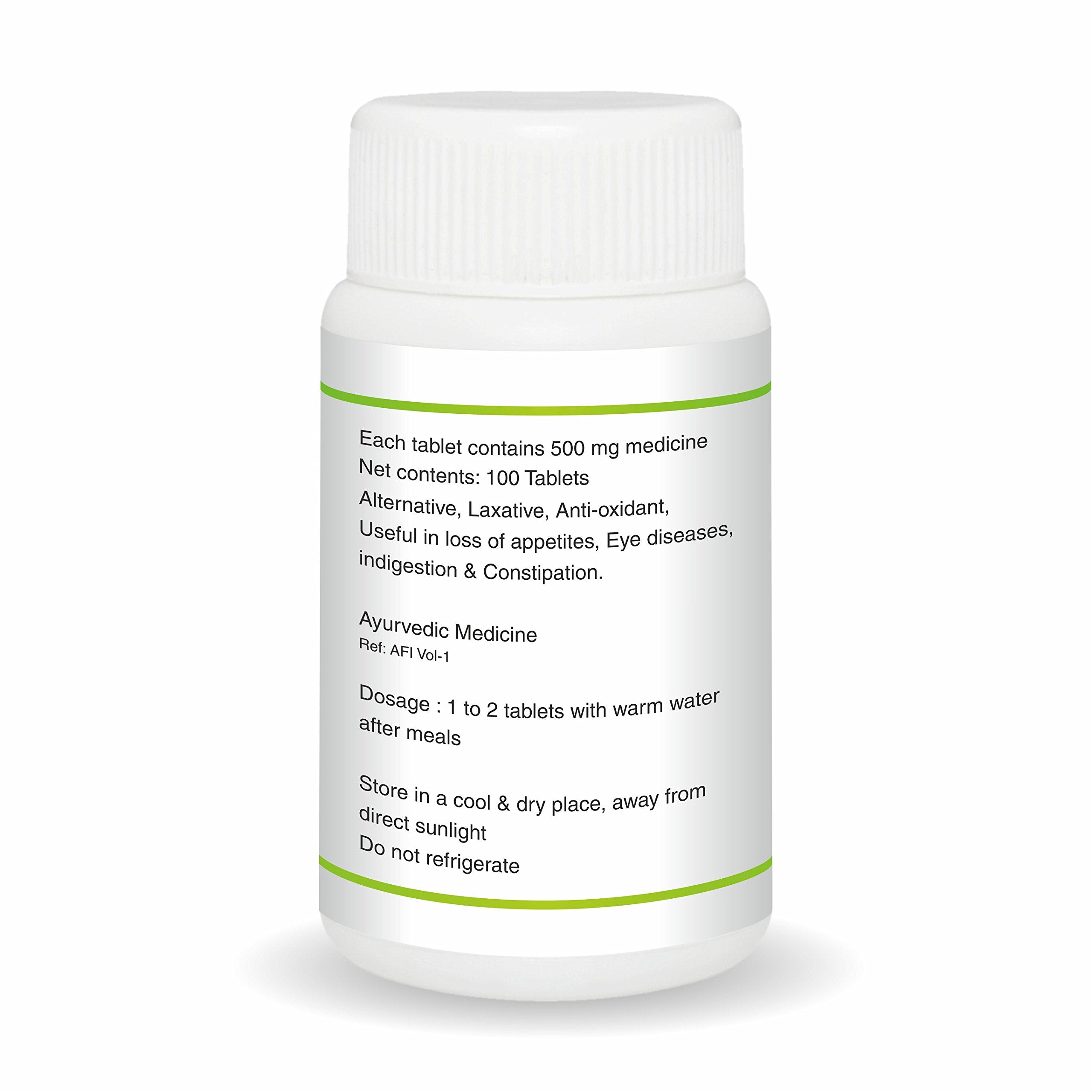 Triphala tablets pack of three