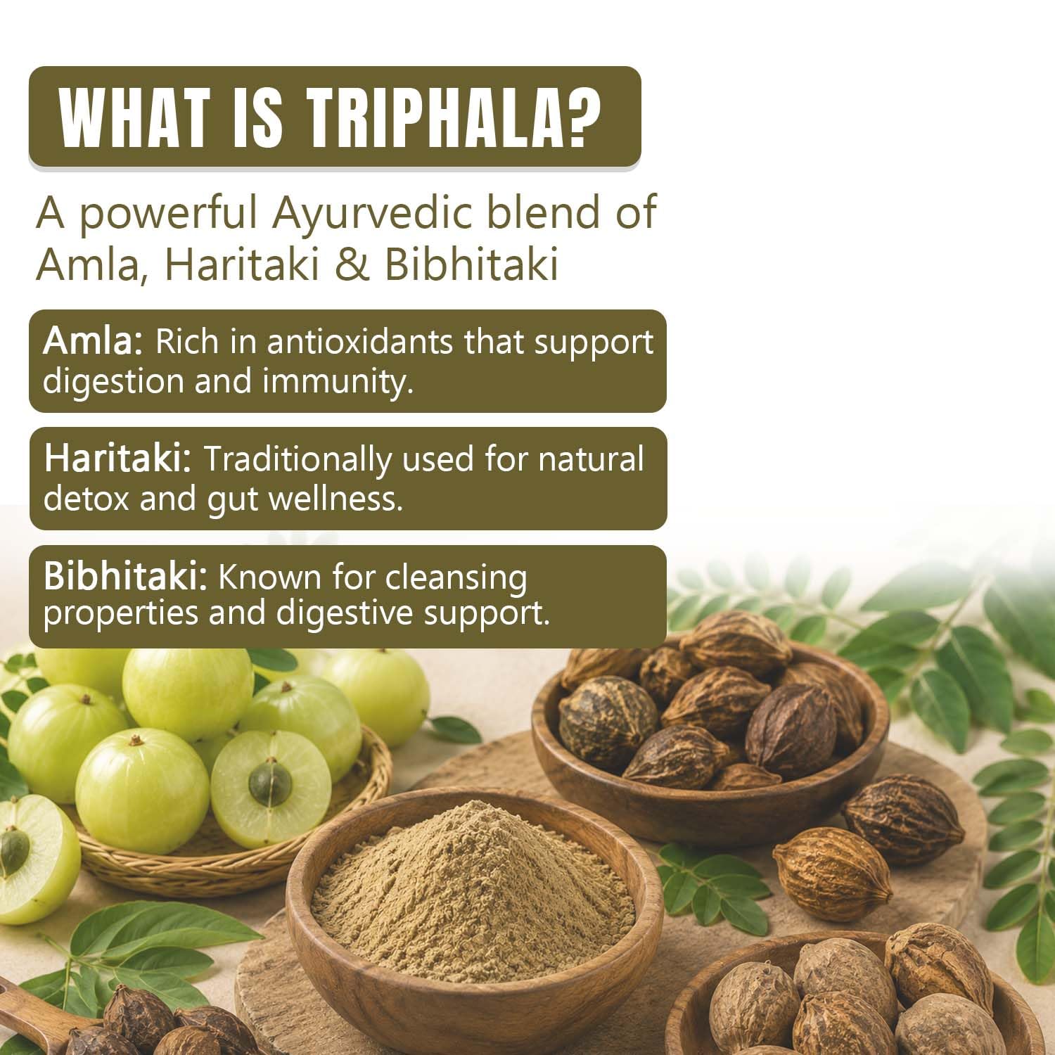 triphala tablets vs triphala powder