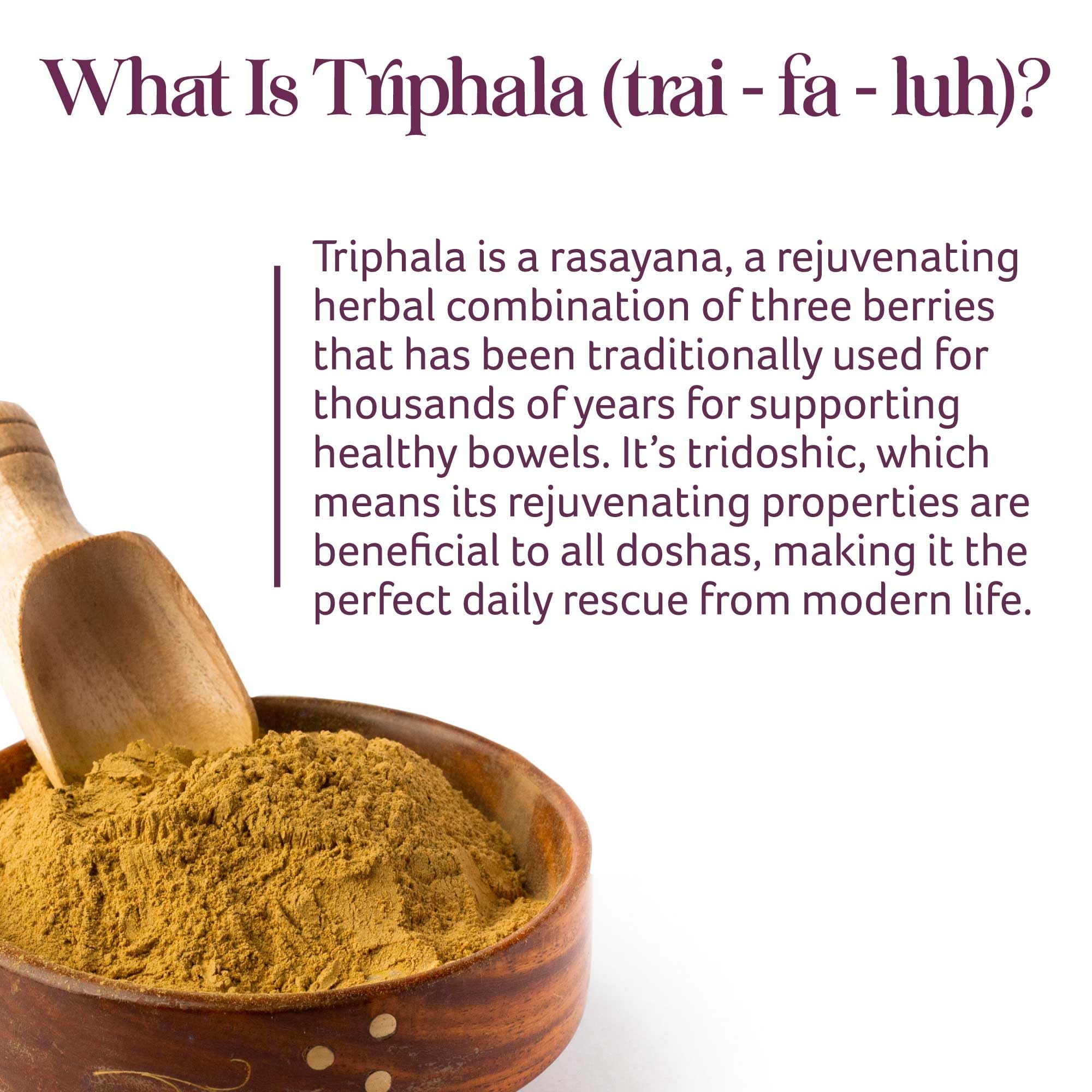 triphala with haritaki for vitality