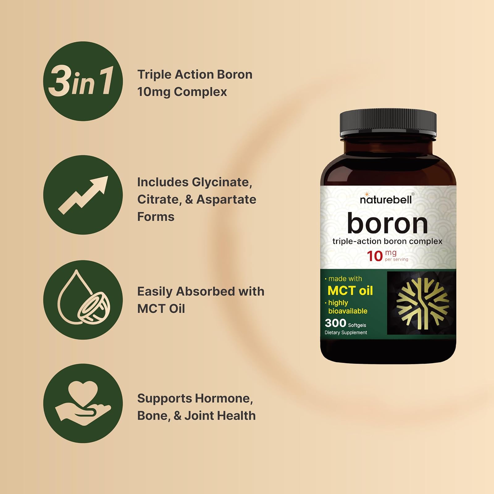 Triple Action Boron for optimal mineral support