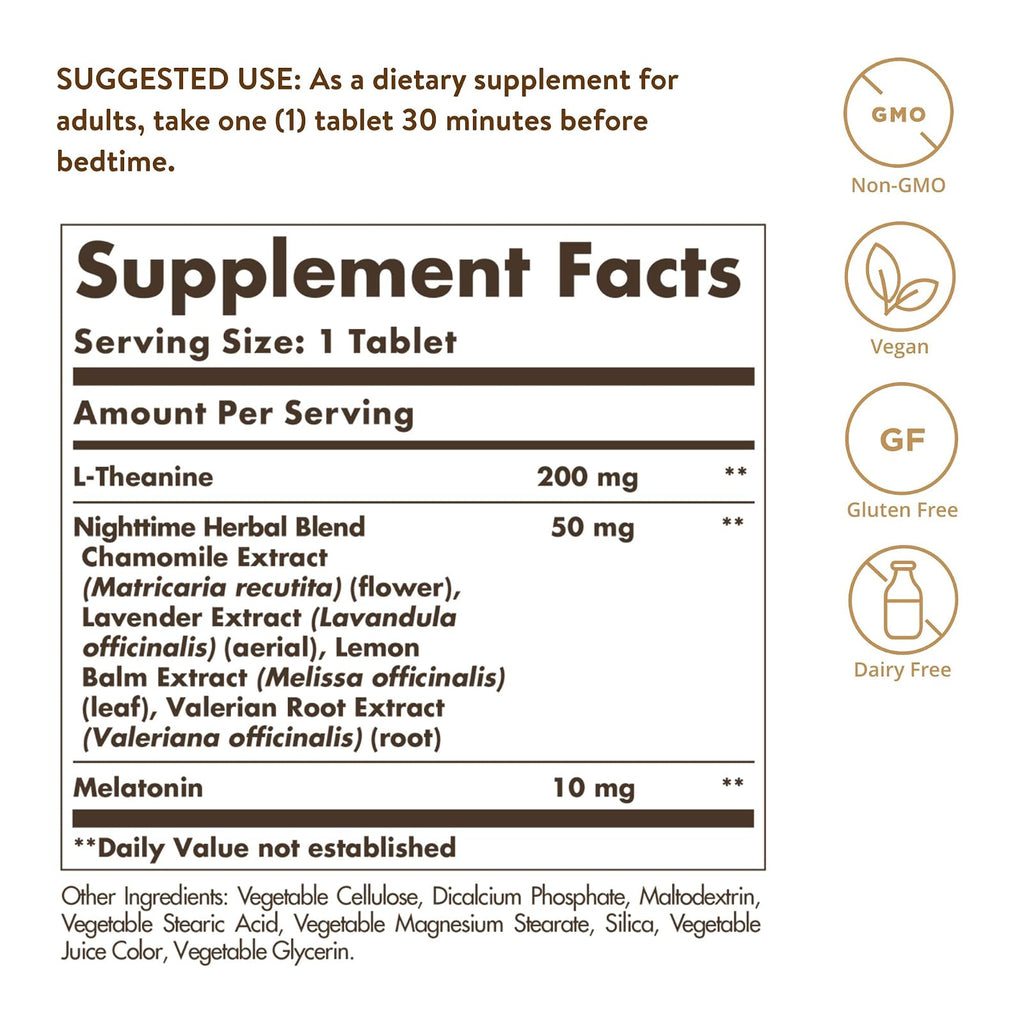 Triple action sleep support formula