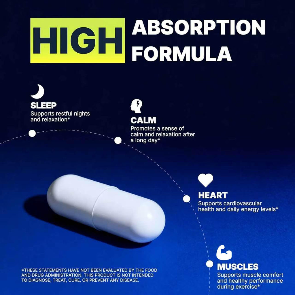Triple brand magnesium for stress relief