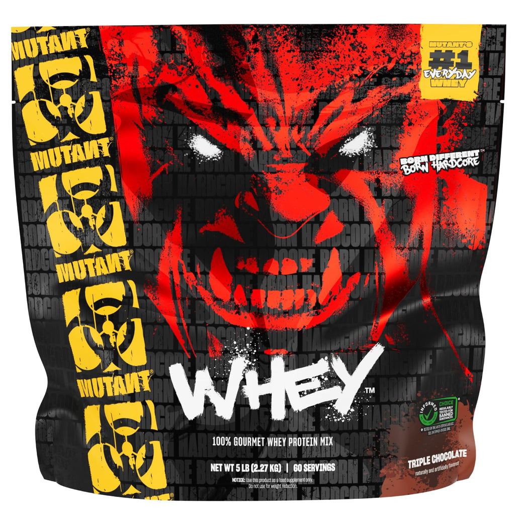 triple chocolate whey protein powder