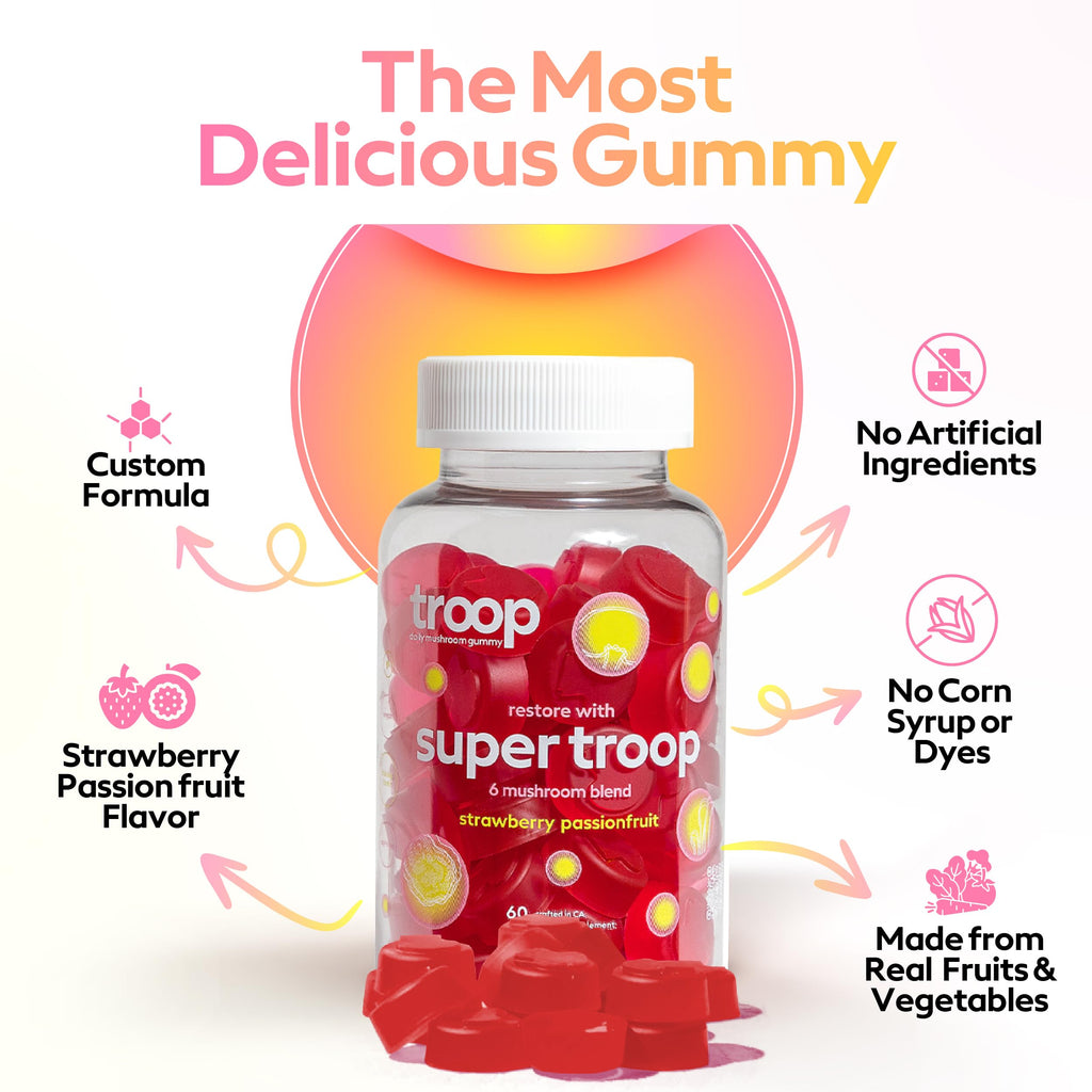 triple-extracted mushroom blend benefits