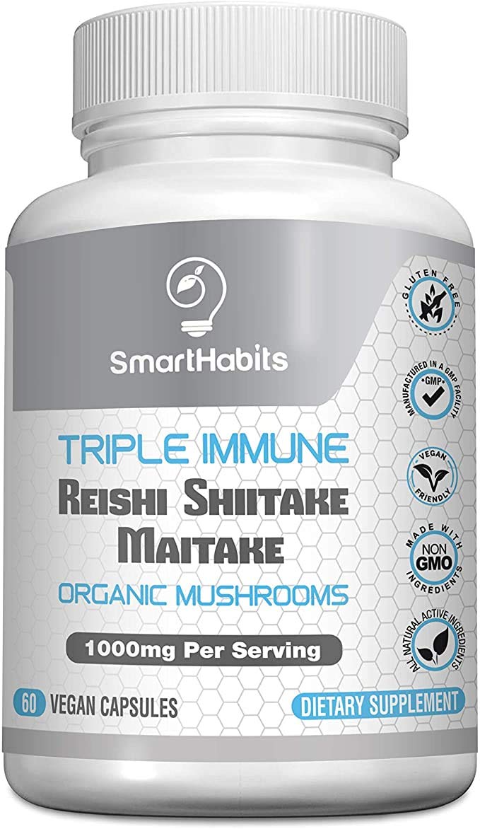 TRIPLE IMMUNE mushroom supplement for energy