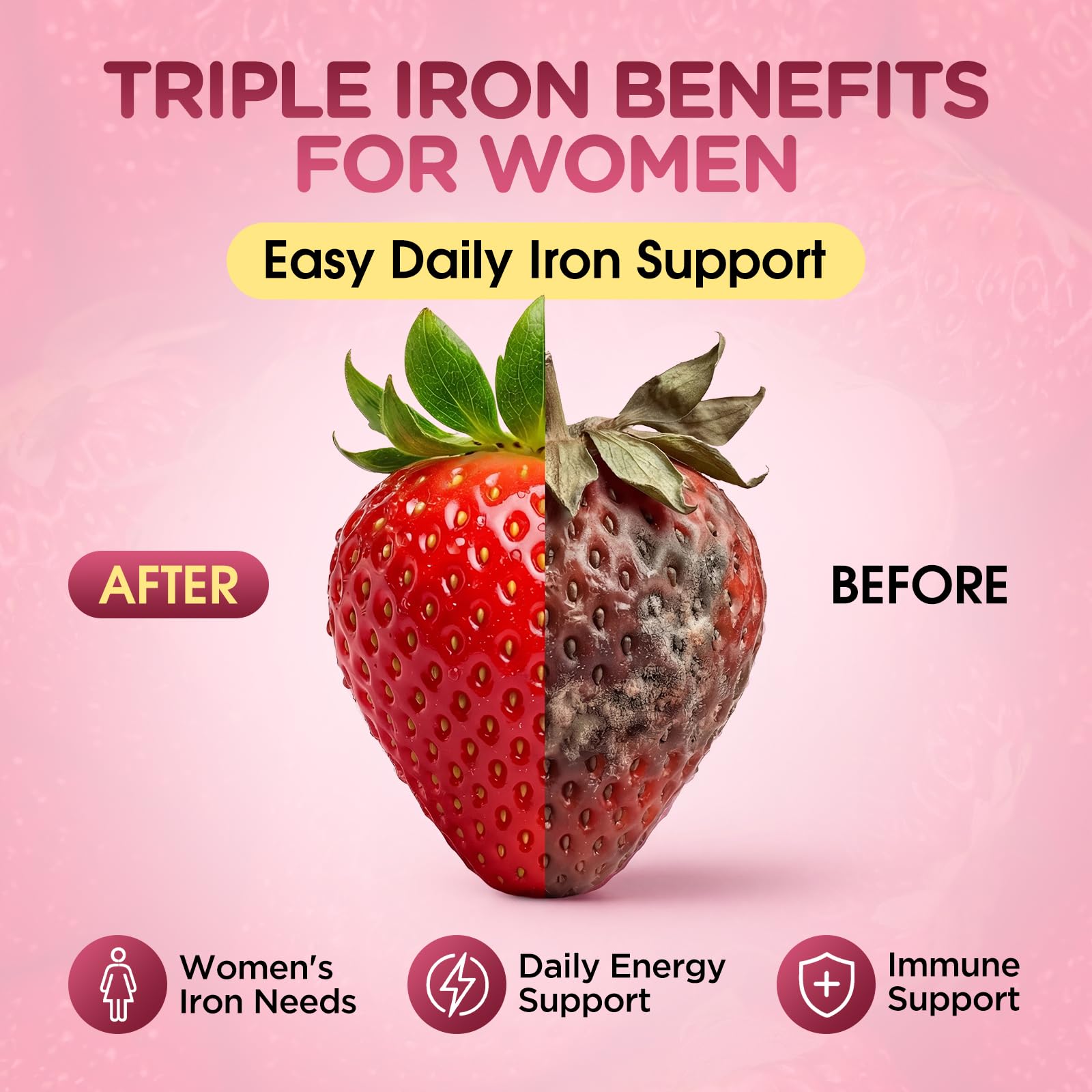 triple iron multivitamin gummies
