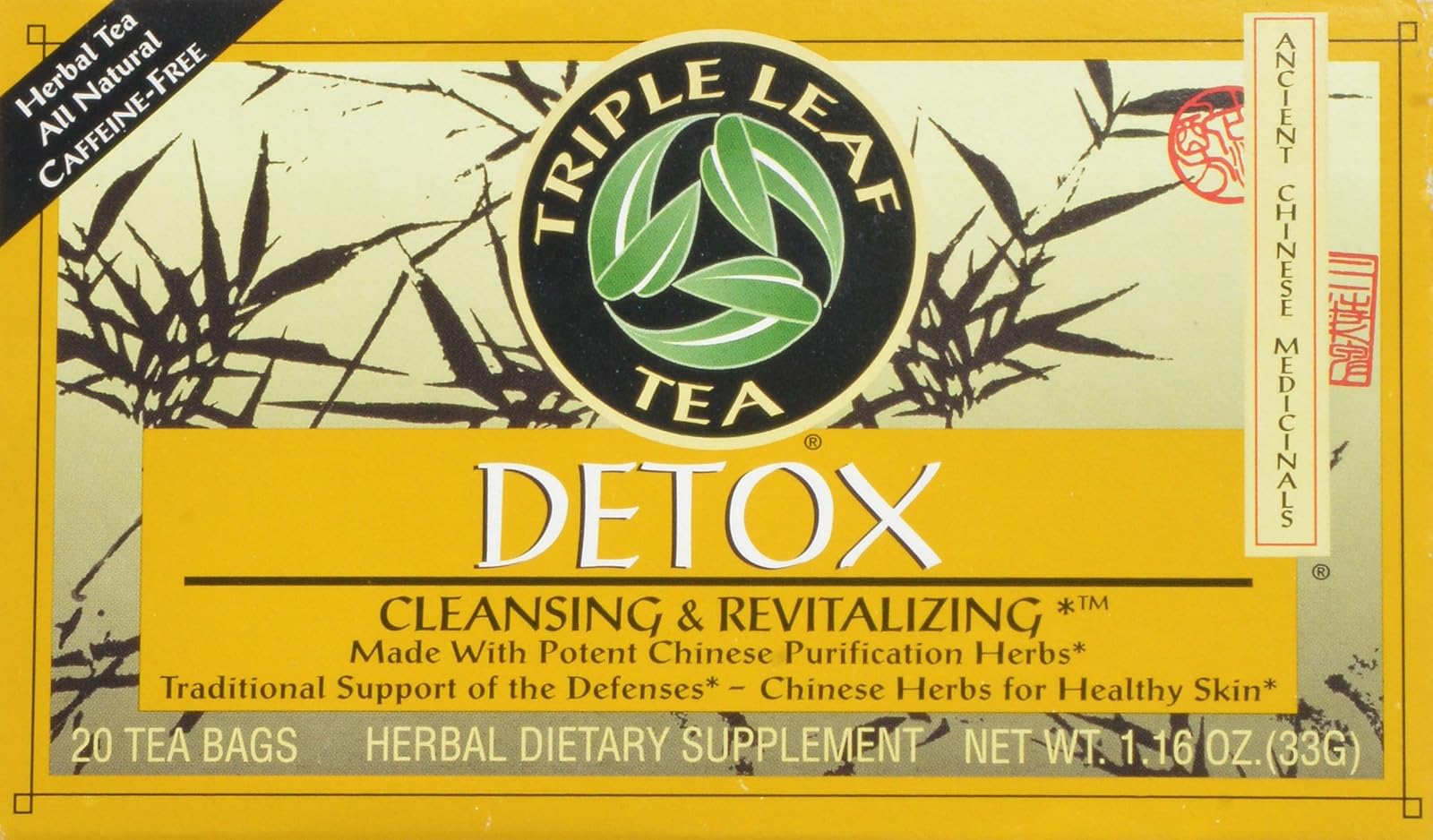 Triple Leaf detox tea bags