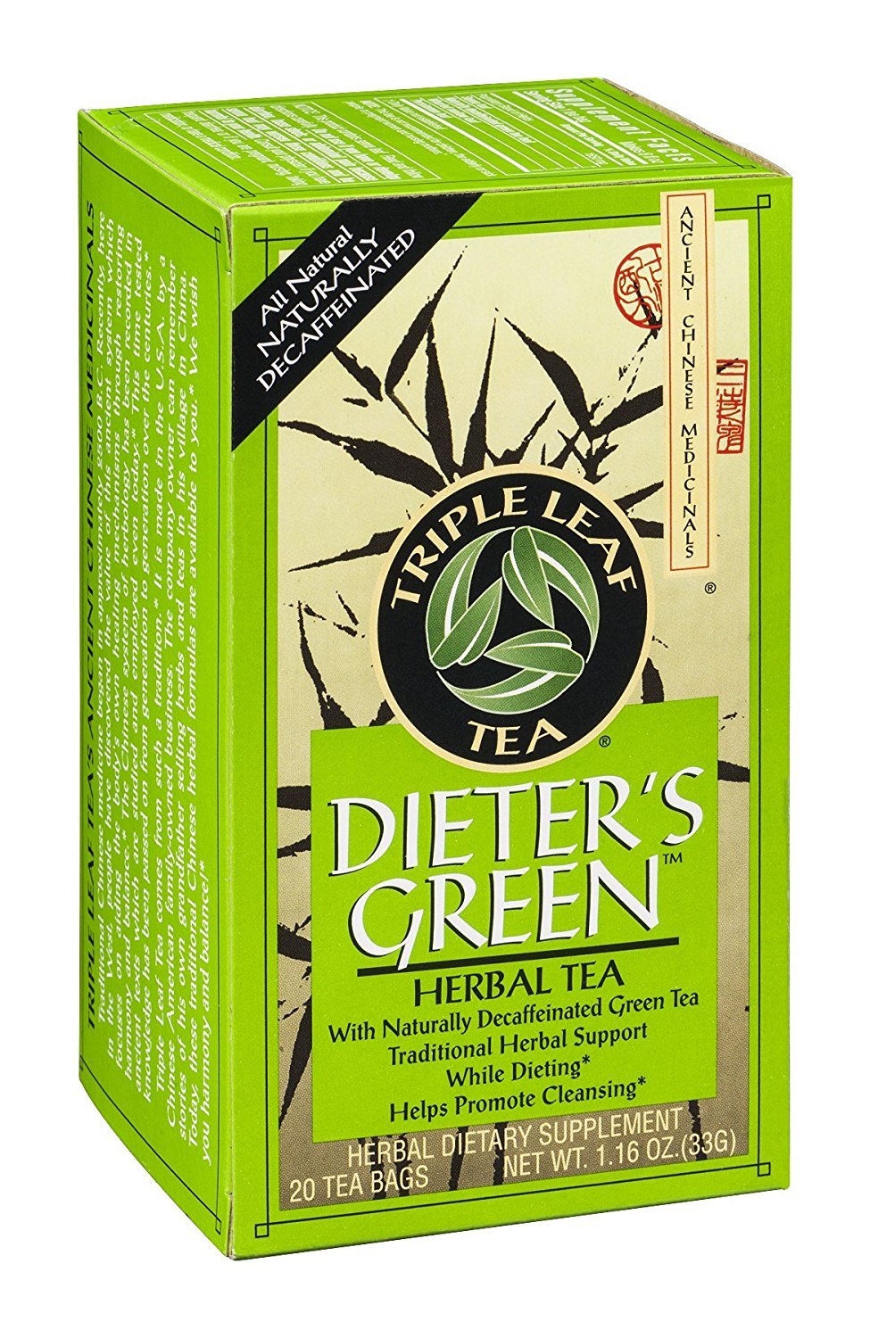 Triple Leaf Tea Green Dieters Herbal packs