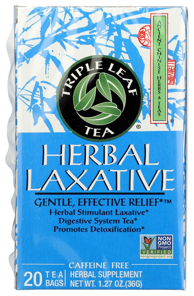 Triple Leaf Tea herbal laxative bags