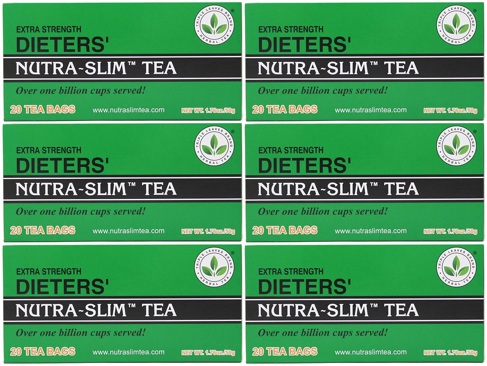 Triple Leaves herbal detox tea bags