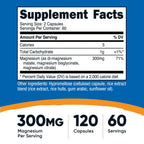 Triple magnesium capsules for better sleep